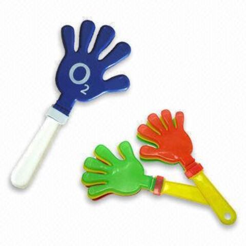 Buy Wholesale China Plastic Hand Clappers, Large Logo Space, Ideal For ...
