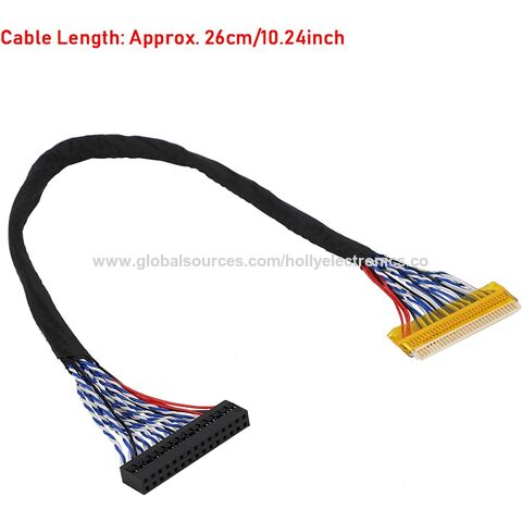 Buy Wholesale China Lcd Screen Lvds Cable, 30pin Lvds Cable 2 Channel 8 ...