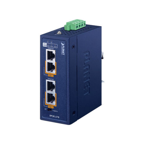 Buy Wholesale Taiwan 2 Ports 180w 802.3bt Poe++ Injector Hub 48v~54vdc ...