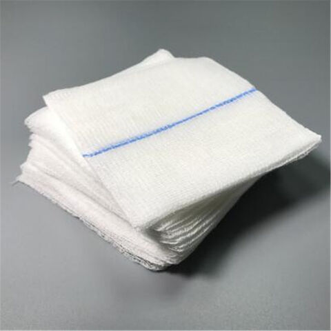 Buy Wholesale China 100% Cotton Sterile 16 Ply Gauze Sponges With X Ray ...