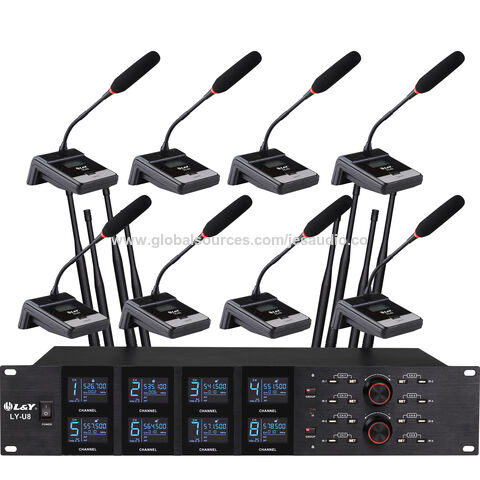 Buy China Wholesale Uhf Wireless Microphone System, Cpu Control, Ir ...
