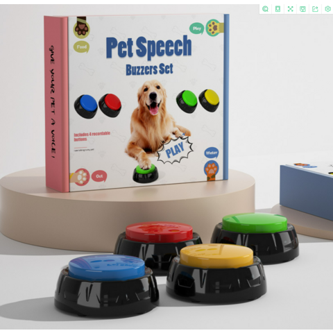Buy Wholesale China Newly Upgraded Recordable Dog Talking Buzzers Pet ...