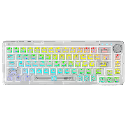 Buy Wholesale China Tri-mode Rechargeable Crystal Keycaps Mechanical ...