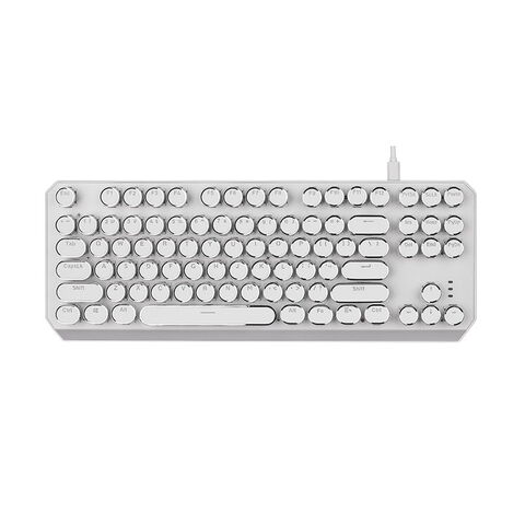 Buy Wholesale China Factory Supply Tkl Layout 87 Keys Retro Typewriter ...