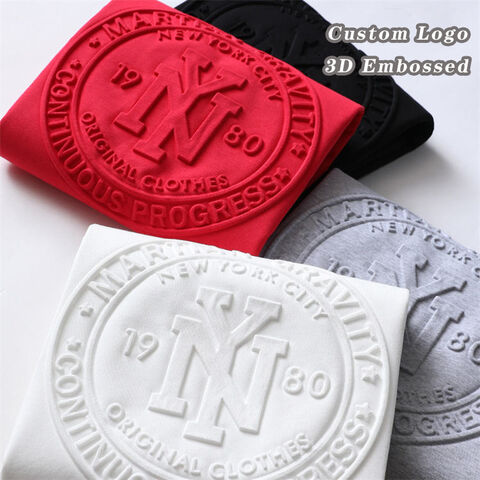 Buy Wholesale China Men Organic 100% Cotton 3d Printing Emboss T-shirts ...