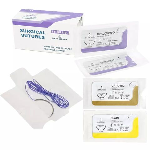 Buy Wholesale China Absorbable Surgical Suture Medical Suture Pgla 910 ...