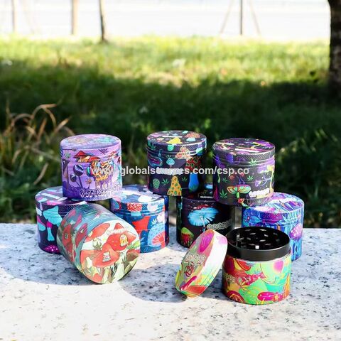 Buy Wholesale China Mushroom Wholesale Zinc Alloy Herb Grinder With ...