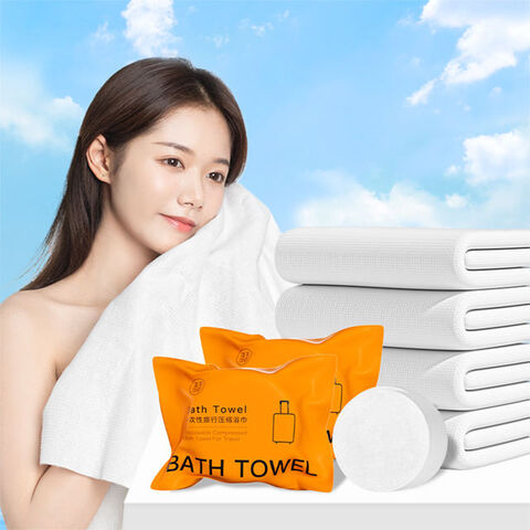 Buy Wholesale China Compression Bath Towel Disposable Washcloth Water ...