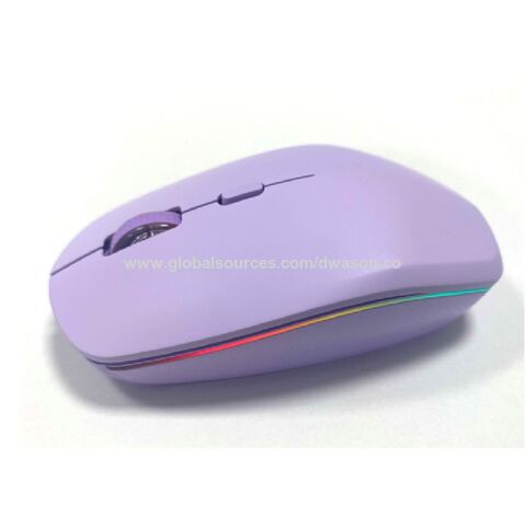 ·new 4d 2.4g Wireless Charging Mouse-purple, Rf Mice, Wireless Mouse ...