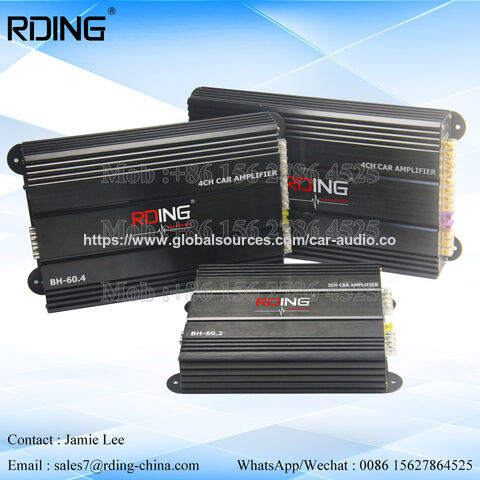 Buy Wholesale China Manufacturer 2ch 4ch Car Amplifier 60w And 80w Car ...