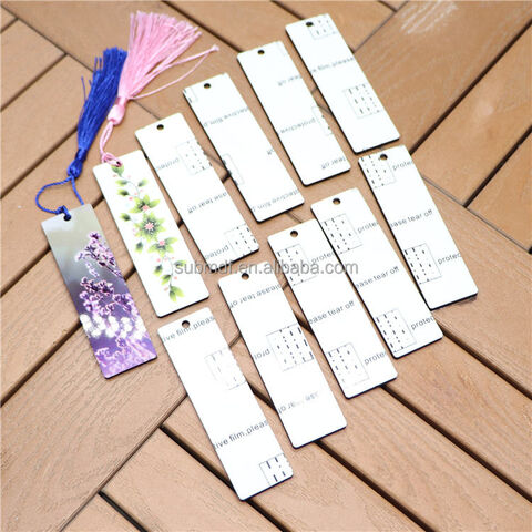 Wholesale Two Sided Printing Diy Rectangle Bookmarks With Tassel ...