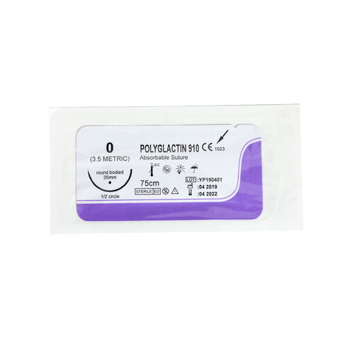 Buy Wholesale China Surgical Suture Thread Polyglycolic Acid Vicry 910 ...