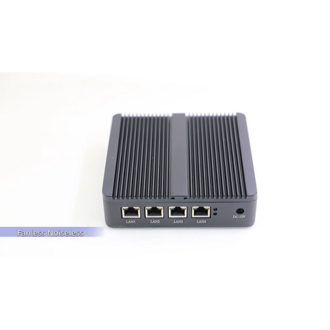 Pfsense Gateway Firewall Router Mini Pc Fanless Industrial Computer In ...