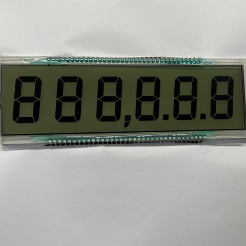 Buy Wholesale China 6 Digits 1.0″ Height 7-segment Tn Transmissive Lcd Panel Backlight Required ...