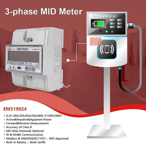 Rs485 Modbus Rtu Bidirectional Three-phase Mid Approved Din Rail Energy Meters - Explore China ...
