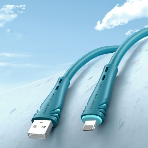 Buy Wholesale China Konfulon Od 6.0 Thickened Wire Usb To Iphone 2.4a ...