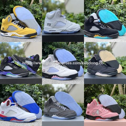 Wholesale Men's Air Jordan 5 Shoes Basketball Sports Sneakers - Buy ...