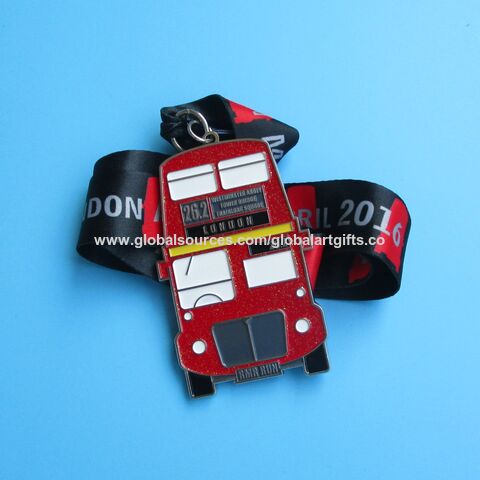 Buy Wholesale China Manufacturer Custom Medals London Bus 26.2 Medal ...
