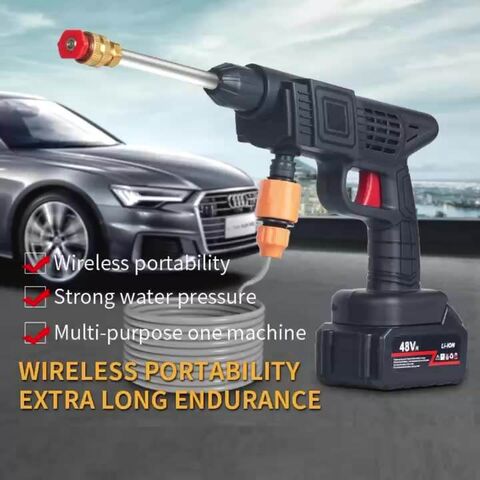 Buy Wholesale China Wireless Cordless High Pressure Washer Machine Operated Wash High Water Pump ...