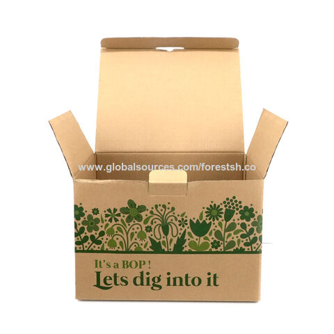 Recyclable Packaging Box With Printing For Plants Mailer Box - China ...