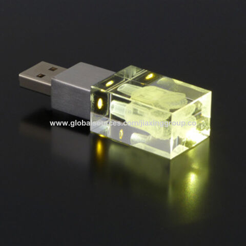 Buy Wholesale China Customized Crystal Usb Flash Drive With Led Lighter ...
