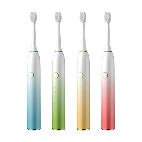 Fashionable Gradient Wireless Rechargeable Sonic Electric Toothbrush 5 ...