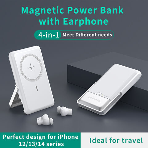 Buy Wholesale China Factory 3-in-1 Power Bank Earphone Stand 5000mah ...