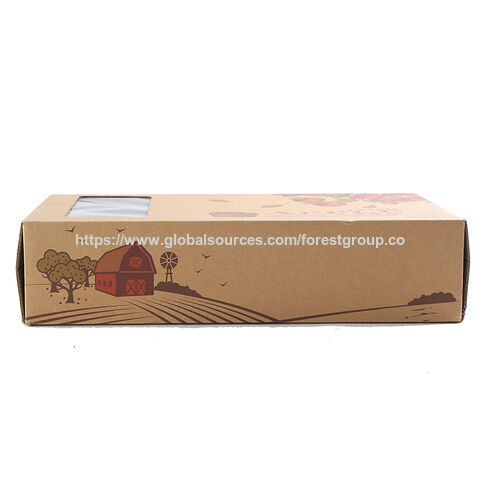 Wholesale Apple Blue Fruits Size Corrugated Packaging Shipper Boxes ...