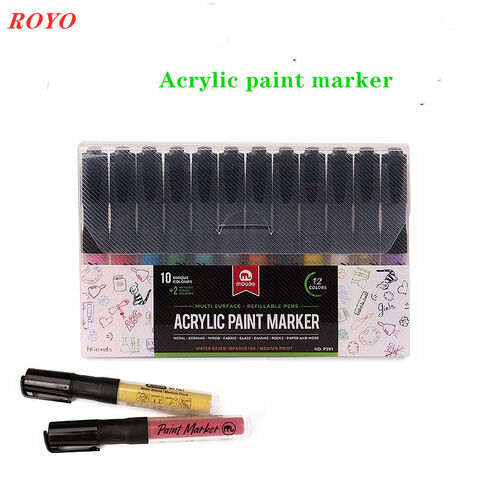 Buy Wholesale China Colorful Paint Marker Pen Acrylic Marker Non ...