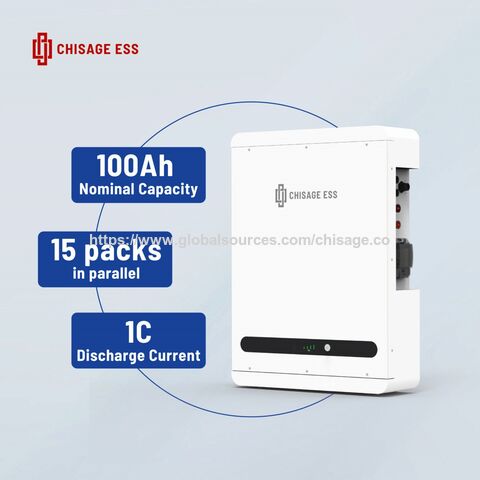 Buy Wholesale China Chisage Ess 51.2v 100ah 5.12kwh Ip65 Safe ...