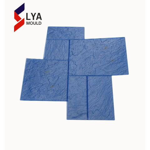 Printing On Cement Pattern Concrete Texture Stamped Mats Mold, Rubber ...
