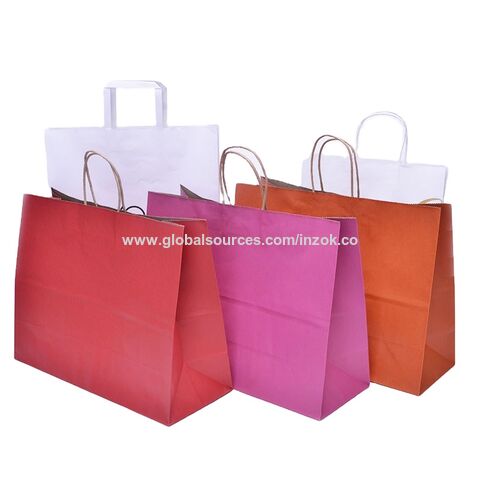 Buy Wholesale China Wholesale Craft Kraft Paper Bag With Handles Eco ...
