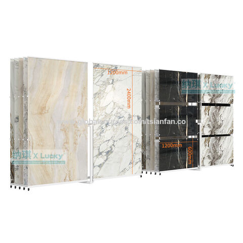 Buy Wholesale China Factory Price 90 Degrees Flip Metal Stone Display ...