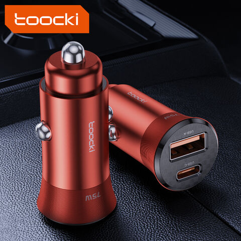 Buy Wholesale China Toocki Hot Sale Aluminum Alloy Car Charger 75w Qc3 ...