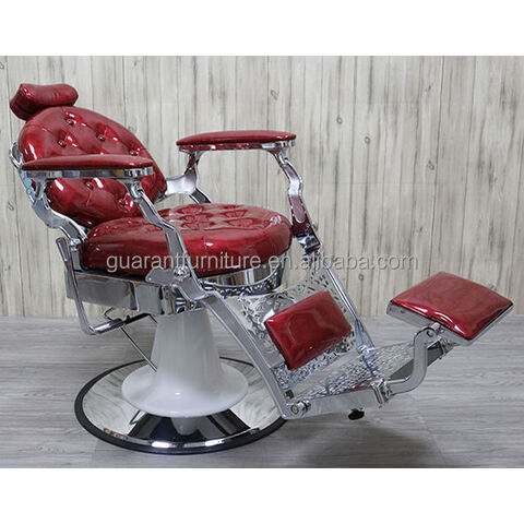 Buy Wholesale China Modern Luxury Design Red Barber Chairs Professional ...