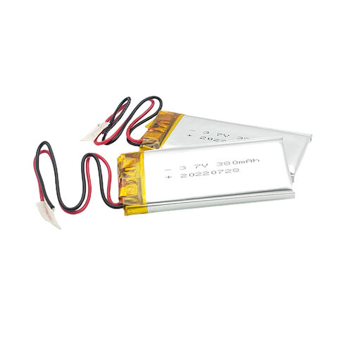 3.7v Lithium Polymer Battery Packs, 432243 380mah 3.7v Lithium ...