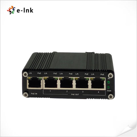 Industrial 1-port 802.3bt Poe++ To 4-port 802.3af/at Gigabit Poe ...