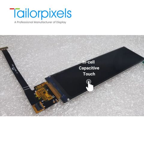 3.4 Inch Lcd With In-cell Capacitive Touch, Mcu, 180×640, 1:3.5 ...