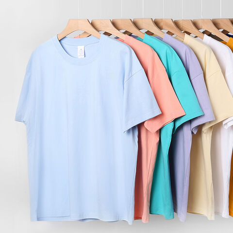 2023 New 260g Heavyweight 100% Cotton Loose Vintage T Shirt Custom Men Vintage Oversized T Shirt ...