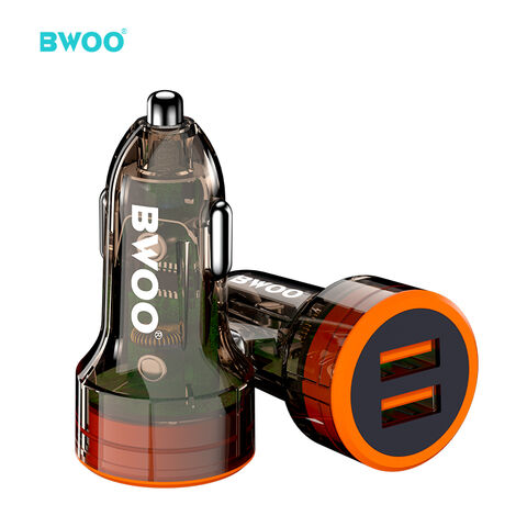 Buy Wholesale China Bwoo New Products 12v 2 Usb Port Car Charger Pc+ Abs Material Cellphone ...
