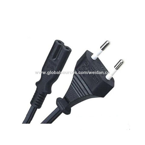 Buy Wholesale China Eu Power Cord, Mains Euro Plug 2 Pin To Iec60320 C7 ...