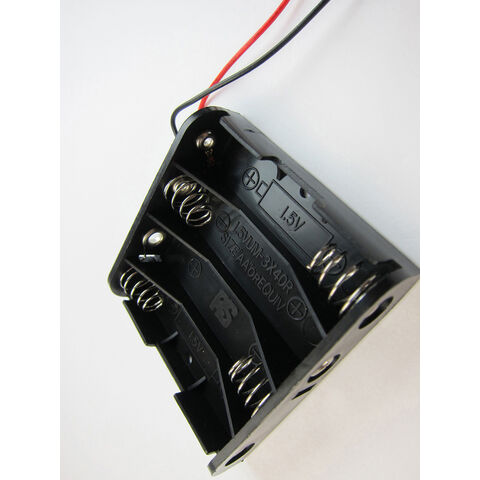 Battery Holder For Four Aa Or Um-3 Cells - Expore Taiwan Wholesale ...