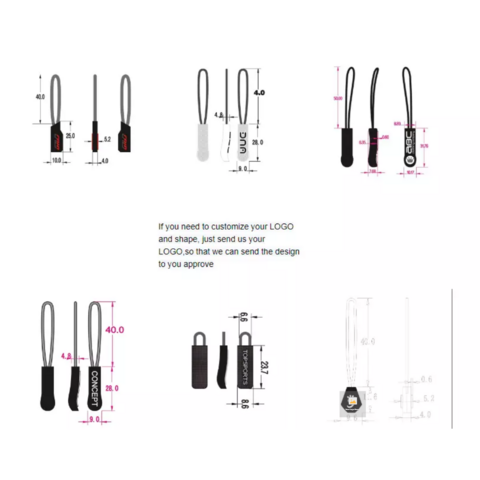 Bags Parts Luggages All Kinds Replace Zip Slider Tabs, Replacement ...