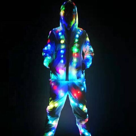 Buy Wholesale China Led Light Jacket Pants Dj Party Club Sports Wear ...