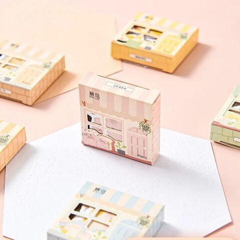 Buy Wholesale China 45pcspack Cartoon Animals Adhesive Paper Sticker ...