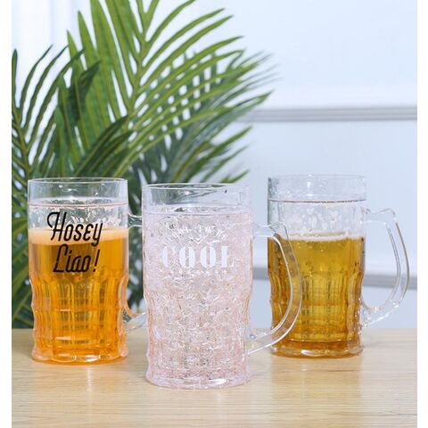 Buy Wholesale China 3068c 450ml Double Wall Gel Freezer Beer Mugs & Gel ...