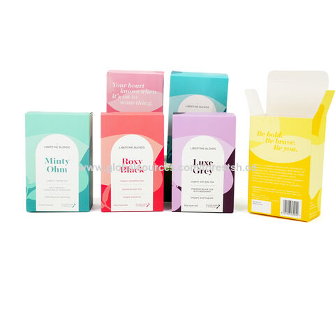 Custom High Quality Food-grade Tea Bags Paper Packaging Box Small ...