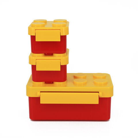 Buy Wholesale China Plastic Sealed Thermal Building Block Kids Lunch ...
