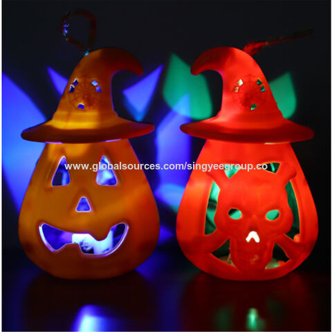 Buy Wholesale China Halloween Jack-o '-lantern Led Light Candle Light Ghost Festival Atmosphere ...