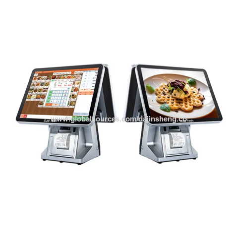 Buy Wholesale China Desktop Pos Computer Cash Register 15.6inch+13 ...